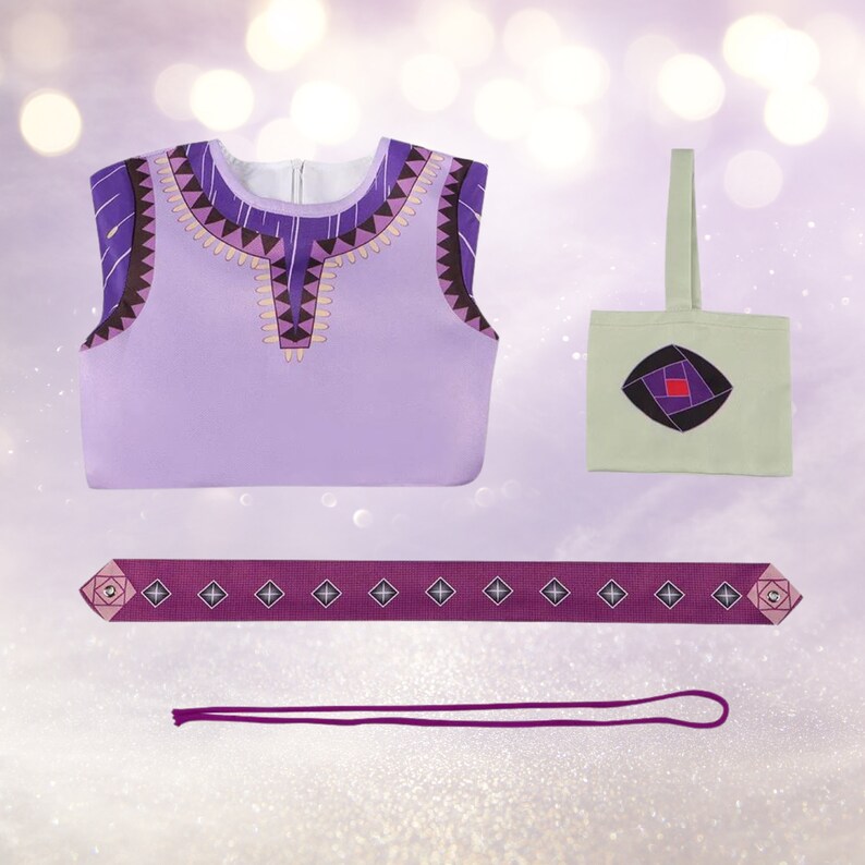 WISH ASHA Party Adult Costume Asha Princess Long Sleeve - Etsy