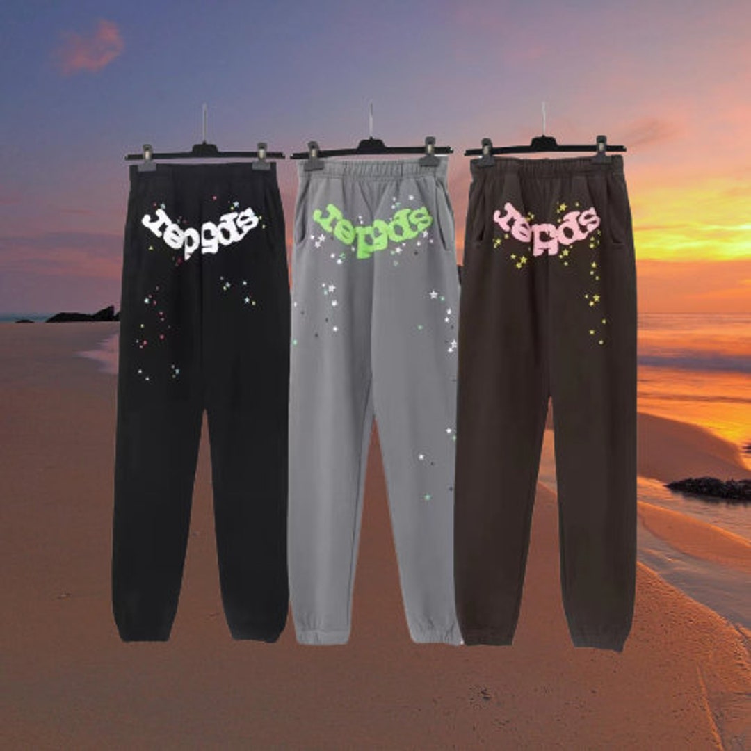 Sp5der Worldwide X Young Thug Sweat Pants Unisex Street Wear - Etsy