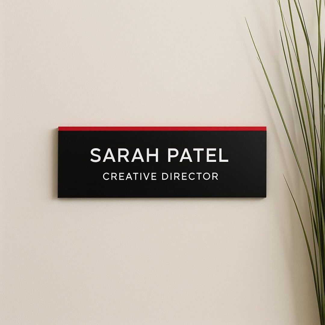 Personalized Custom Made Name Plate for Door and Desk - Etsy