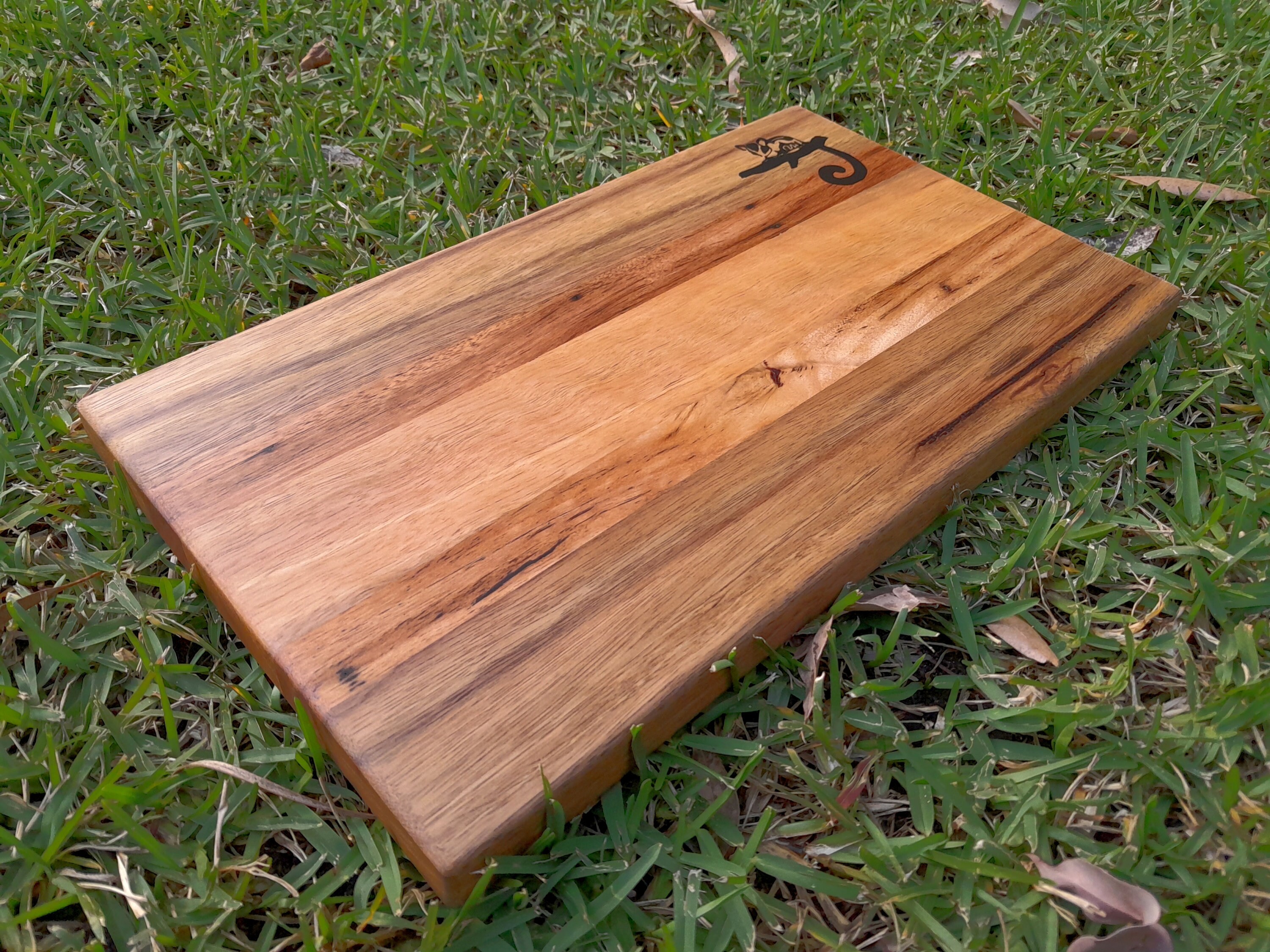 Spotted Gum and Blackbutt Timber Cutting Board With a Ringtail - Etsy ...