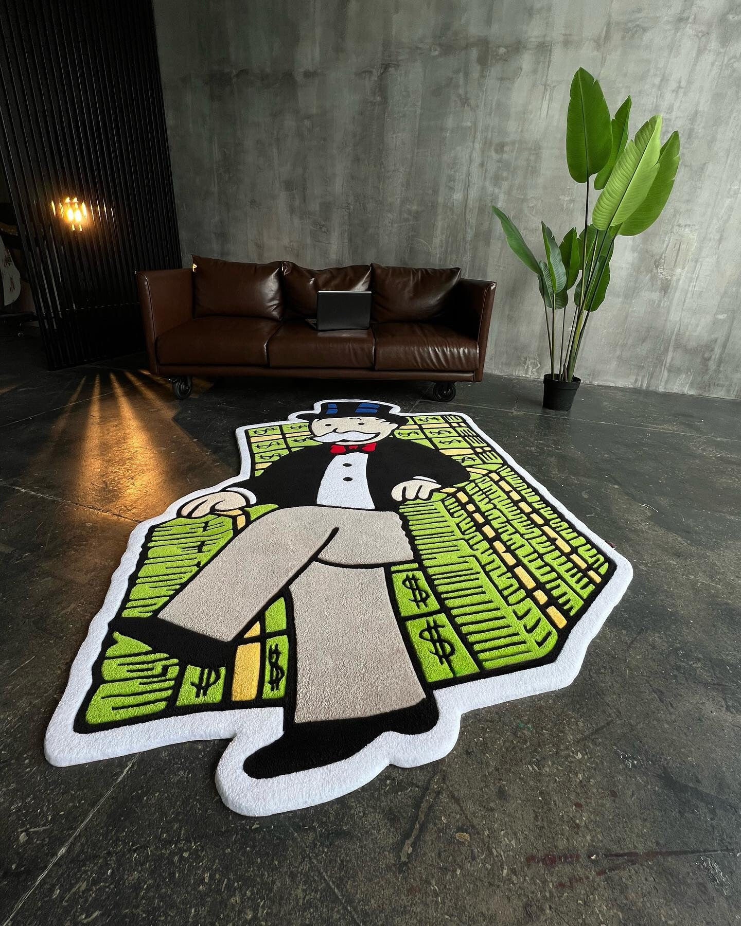 Monopoly Rug Handmade Tufted Rugs 100% Acrylic Carpet Modern Design for ...