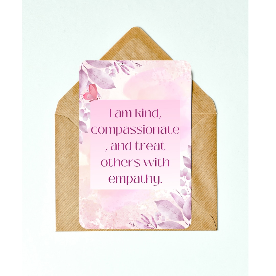 Empowering Affirmation Cards for Women - Set of 30 Inspirational Cards ...