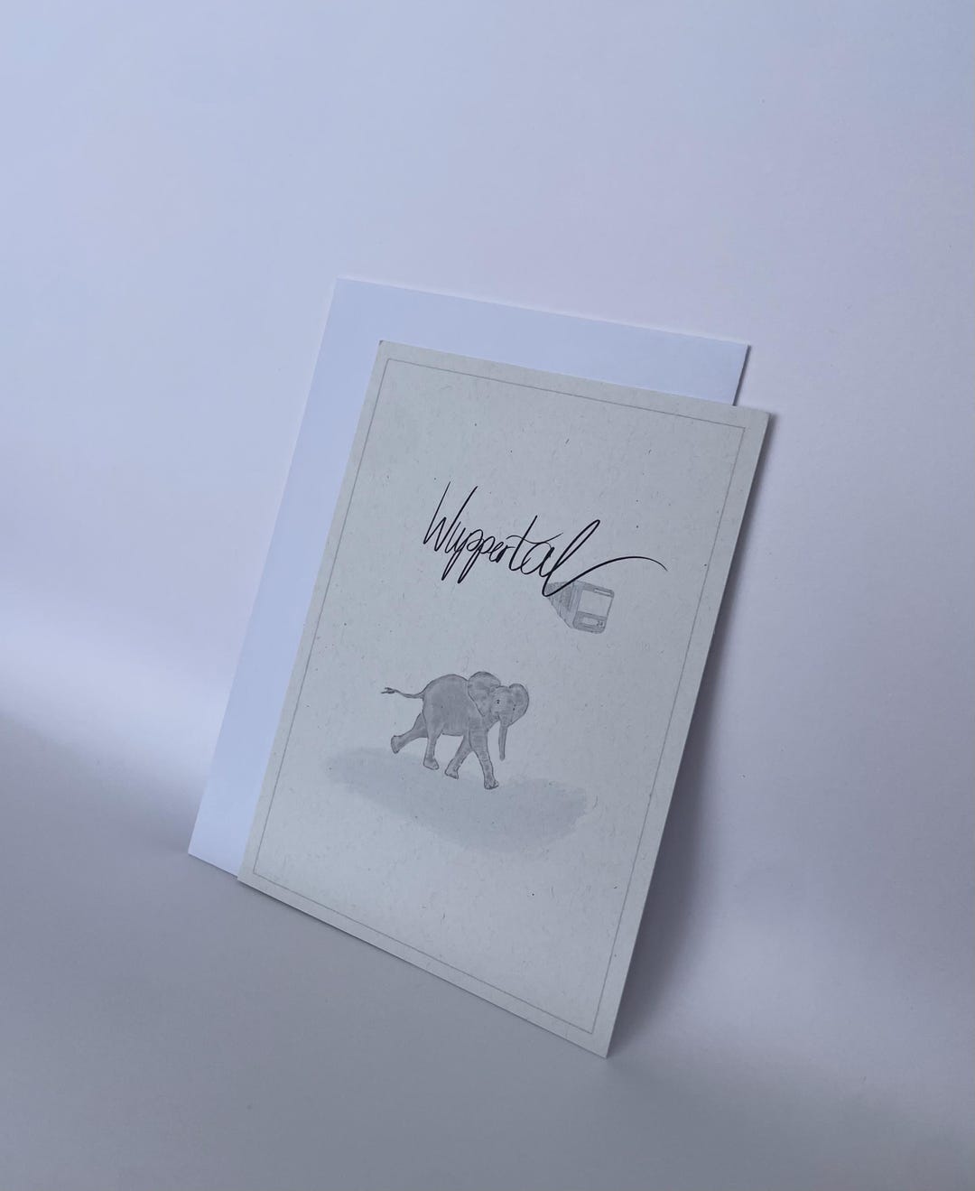 POSTCARD "wuppertal Tuffi" | Suspension Railway | Elephant | Place ...