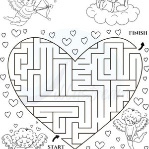 Wedding Coloring Activity Book for Kids - 10 Pages - Etsy