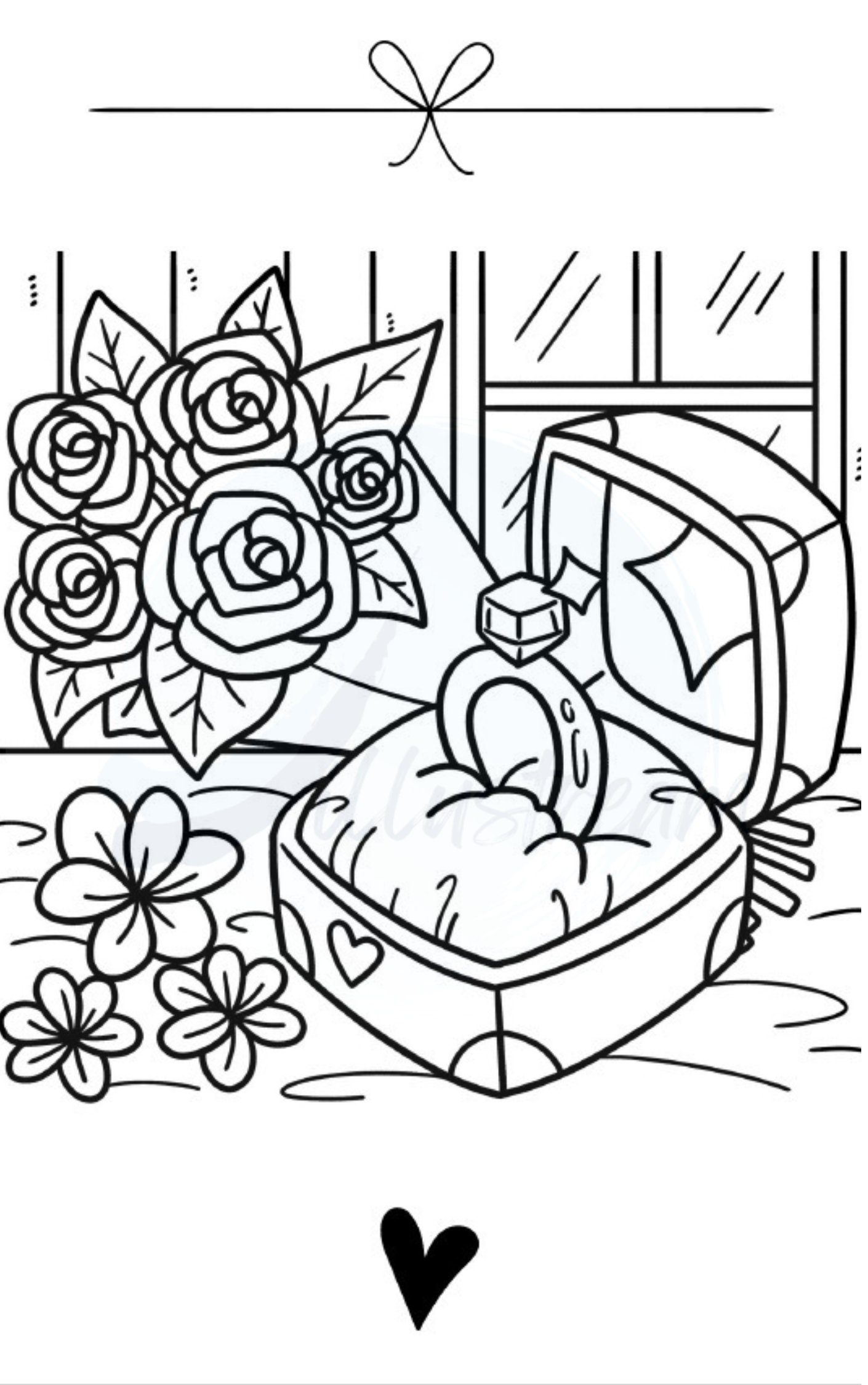 Wedding Coloring Activity Book for Kids - 10 Pages - Etsy