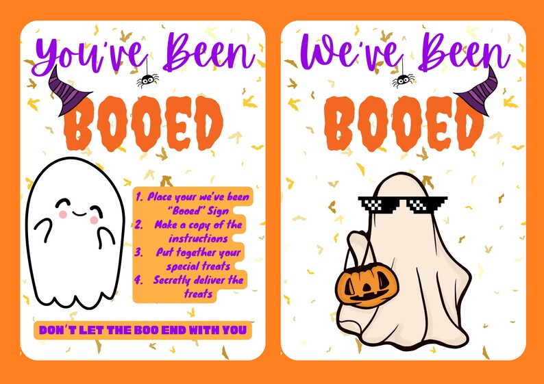 Youve Been Booed Halloween Instant Download - Etsy