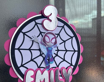 Spin Spidey Inspired Cake Topper, Print at Home, DIY, Last Minute ...
