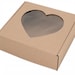 20x20x5cm _ Folding Box With Window, 7.87 X 7.87 X 1.97 Inch, Brown ...