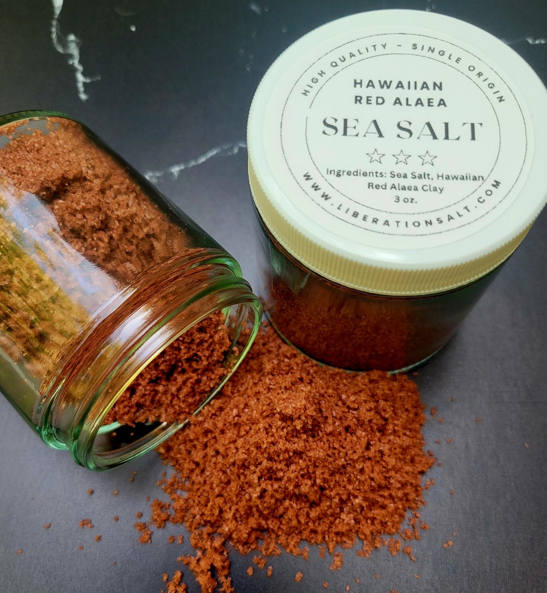 Hawaiian Red Alaea Sea Salt 3oz. - Etsy