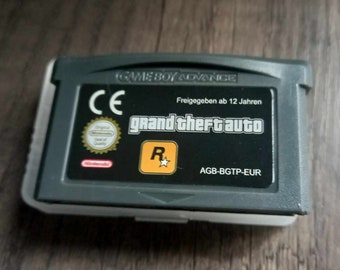 Ds Game Case for Grand Theft Auto on Gameboy Advance FR GTA Gamebox ...