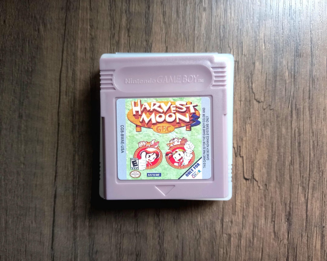 Harvest Moon 3 GBC Nintendo Gameboy Color Cartridge - Etsy