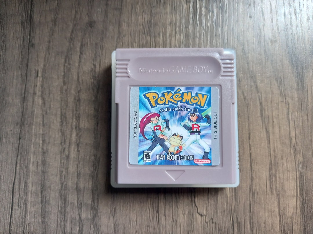 Pokemon Team Rocket Edition Hacked ROM GBC Nintendo Gameboy Color ...