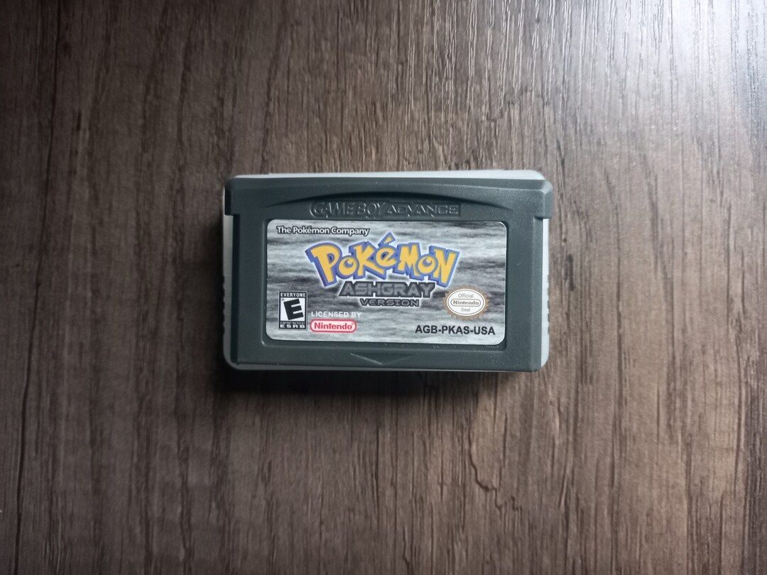 Pokemon Ash Gray - Gameboy Advance Cartridge - Etsy