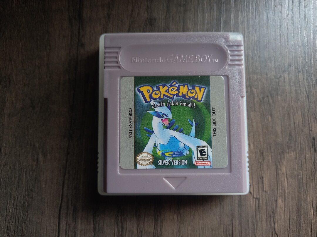 Pokemon Silver Edition Nintendo Gameboy Color Cartridge - Etsy