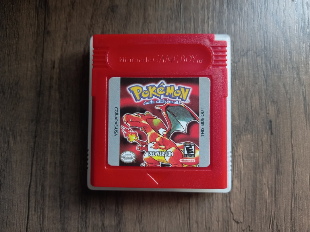 Pokemon Red Edition Nintendo Gameboy Color Cartridge - Etsy UK