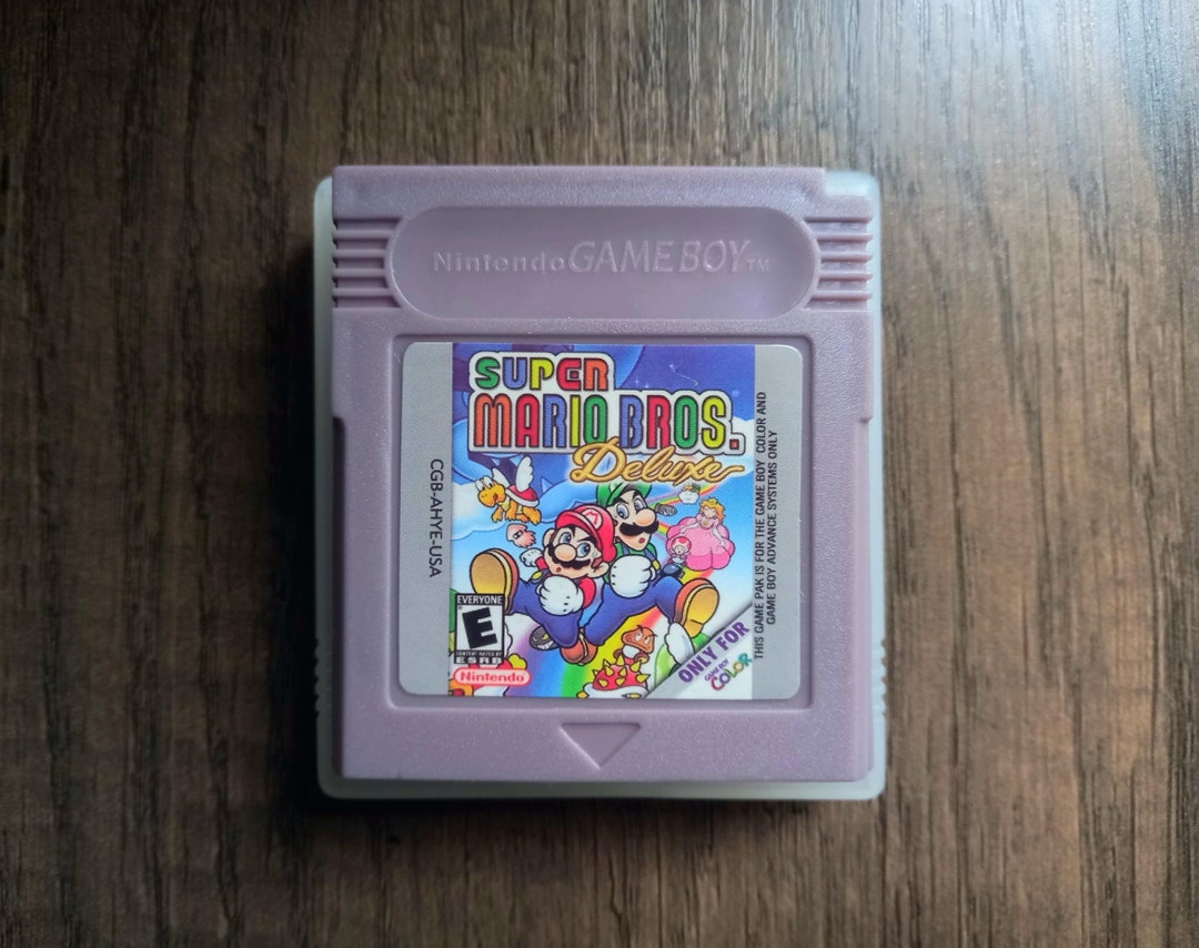Super Mario Bros. Deluxe - Nintendo Gameboy Color Cartridge - Etsy