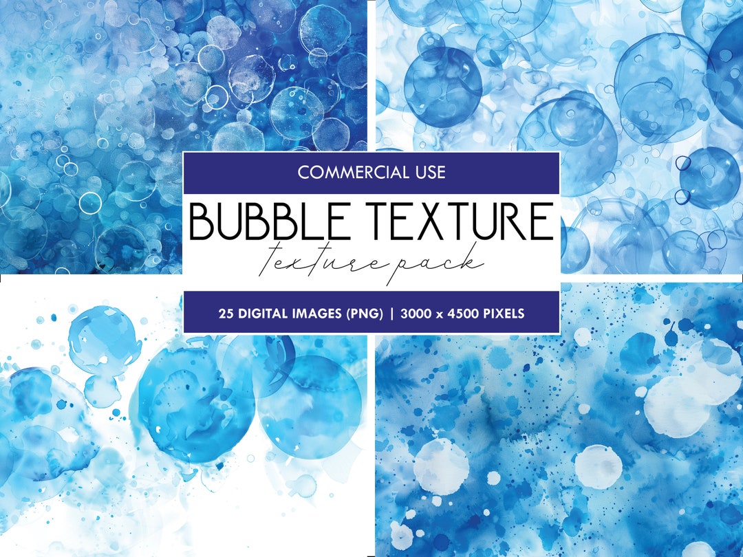 Bubble Watercolor Texture, Digital Craft Paper Print, Digital Scrapbook ...