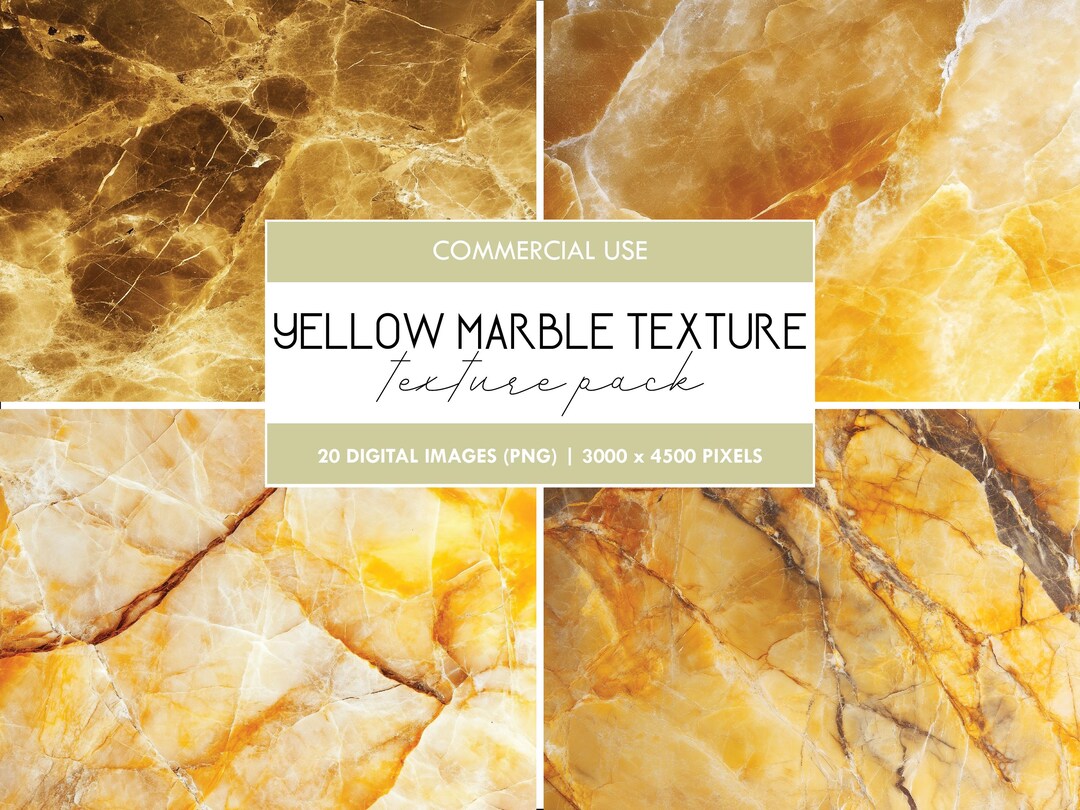 Yellow Marble Texture, Digital Paper Pack Patterns, Scrapbook Paper ...