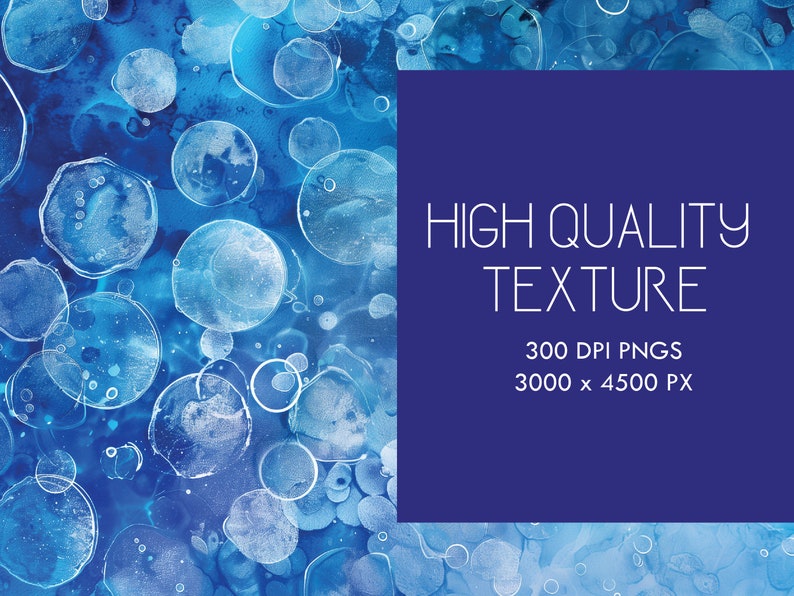 Bubble Watercolor Texture, Digital Craft Paper Print, Digital Scrapbook ...