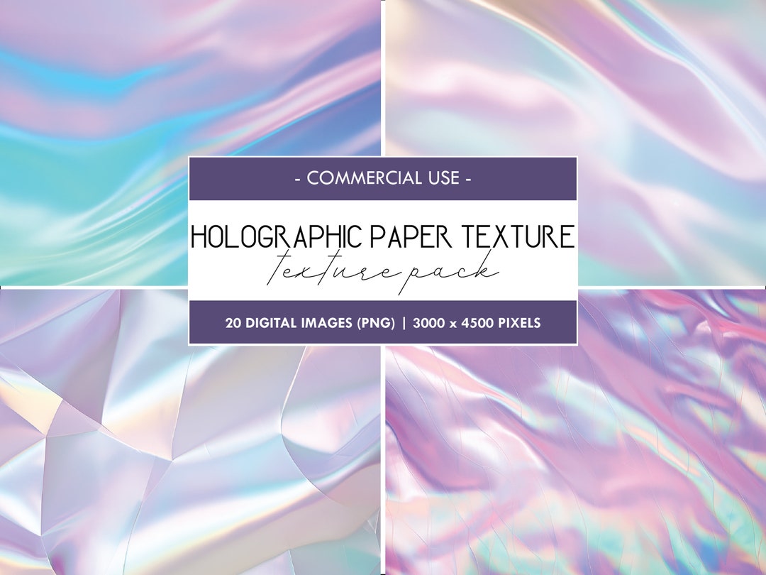 Holographic Paper Texture, Digital Paper Print, Craft Paper, Digital ...
