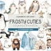 Arctic Animals Watercolor Clipart: Winter Nursery Decor (PNG) - Etsy