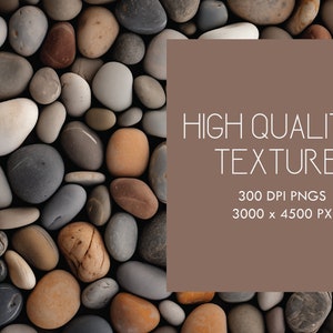 Natural Pebble Texture, Digital Paper Print, Craft Paper, Digital ...