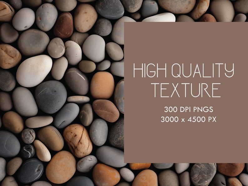 Natural Pebble Texture, Digital Paper Print, Craft Paper, Digital ...