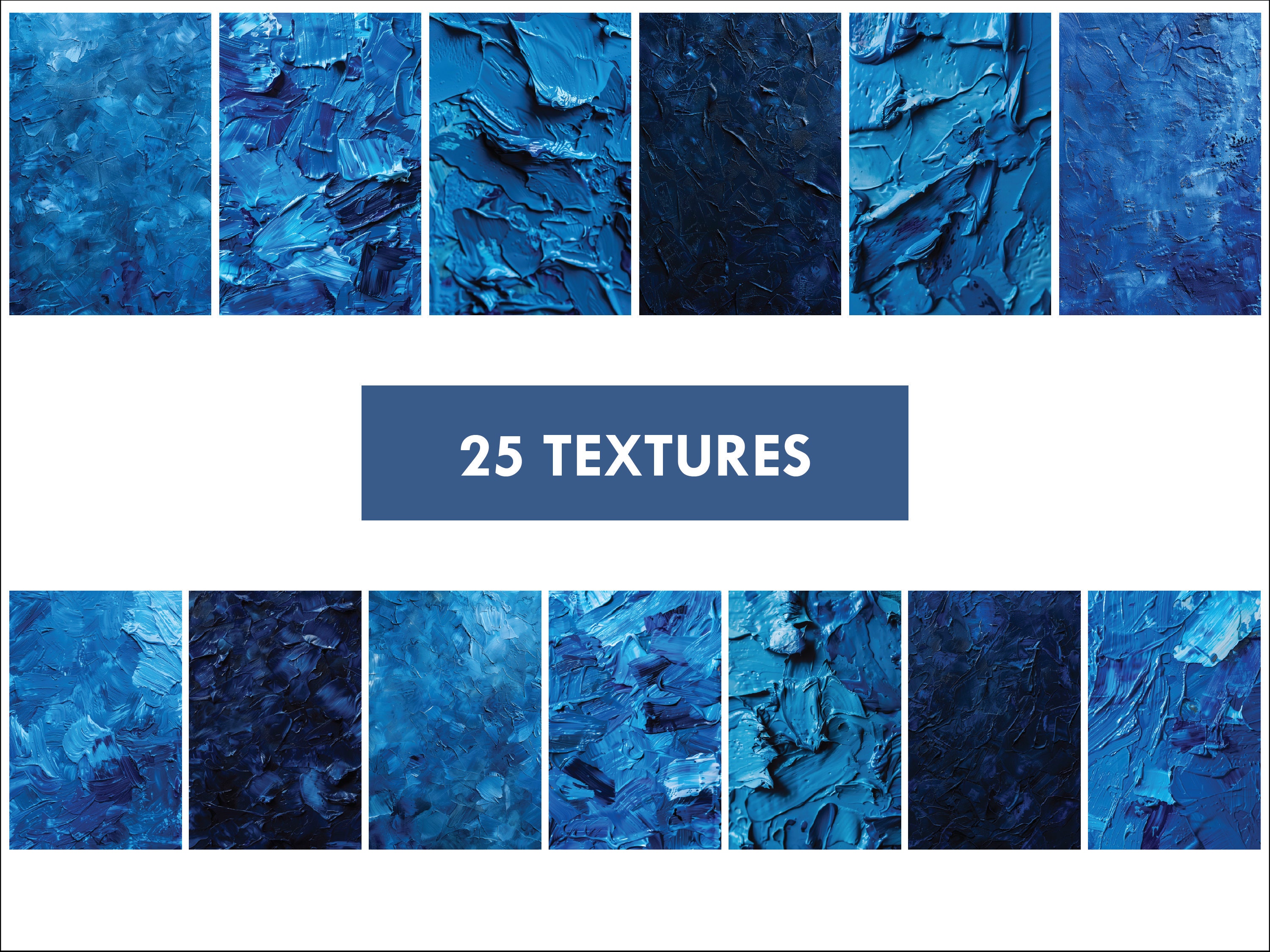 Modern Blue Acrylic Texture, Oil Painting Backgrounds, Thick Blue Paint ...