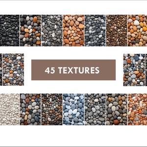 Natural Pebble Texture, Digital Paper Print, Craft Paper, Digital ...