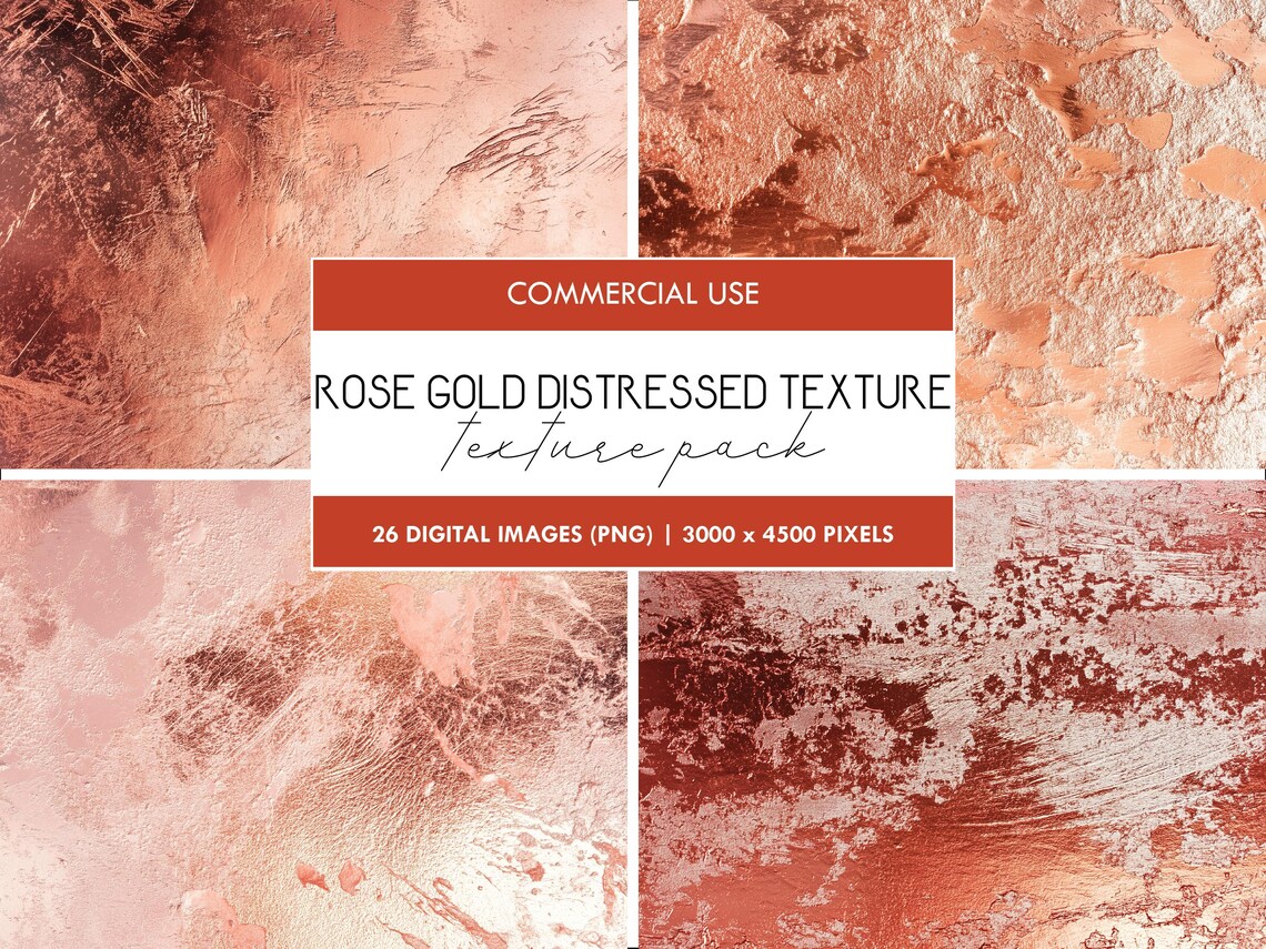 Rose Gold Distressed Texture Paper, Grunge Distressed Textured, Worn ...