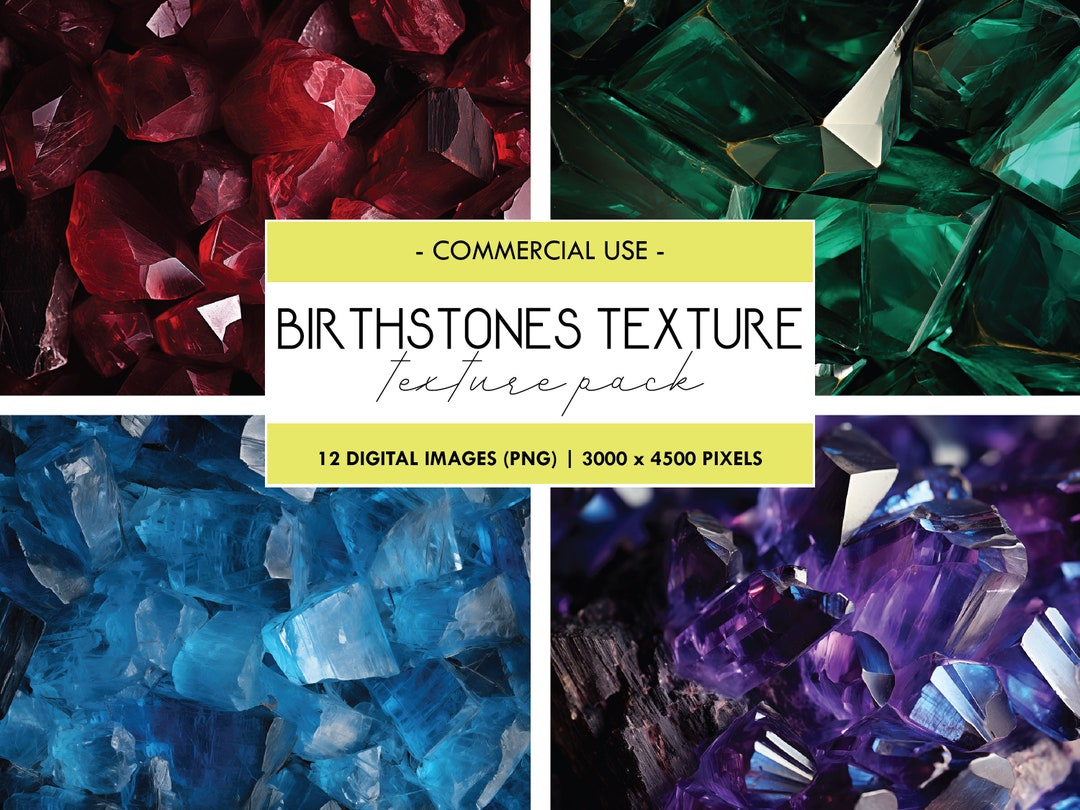 Birthstones Texture, Digital Craft Paper Print, Paper Digital Backdrop ...
