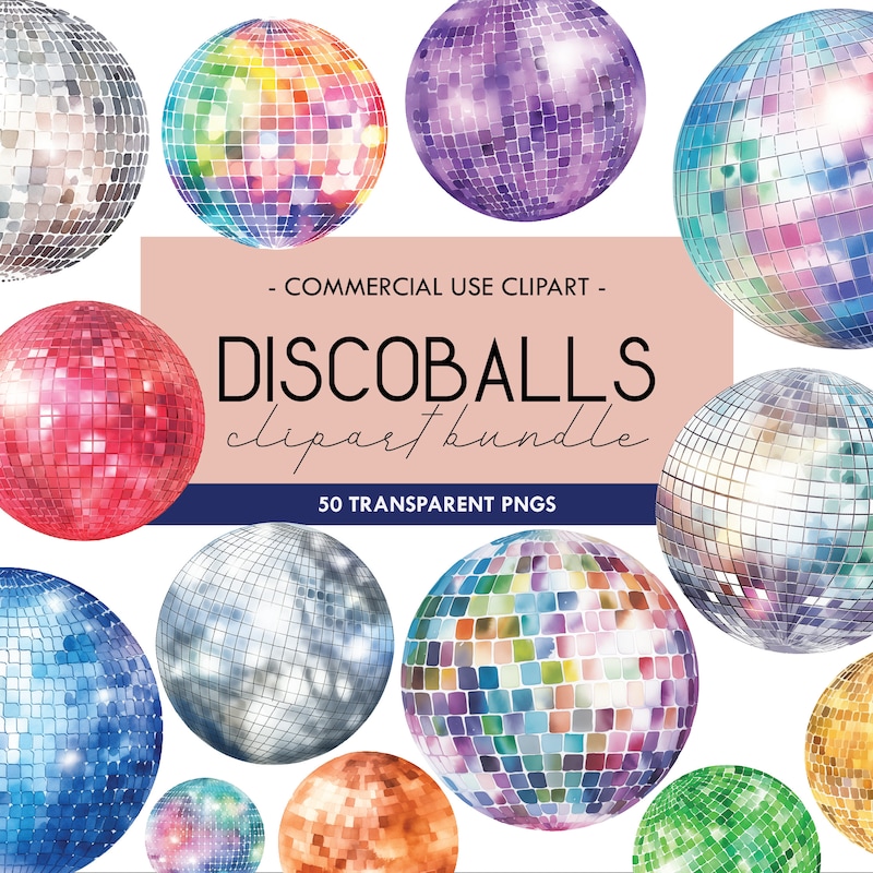 Disco Ball Clip Art - Etsy