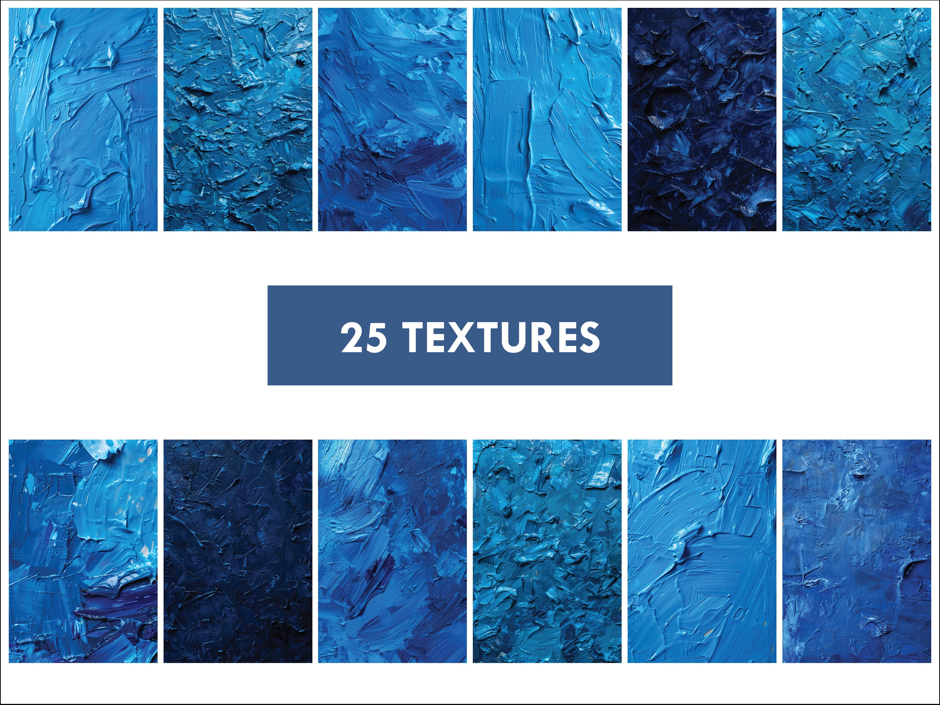 Modern Blue Acrylic Texture, Oil Painting Backgrounds, Thick Blue Paint ...