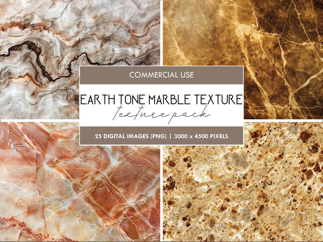 Earth Tone Marble Texture: Beige Stone Background (PNG Digital Paper ...