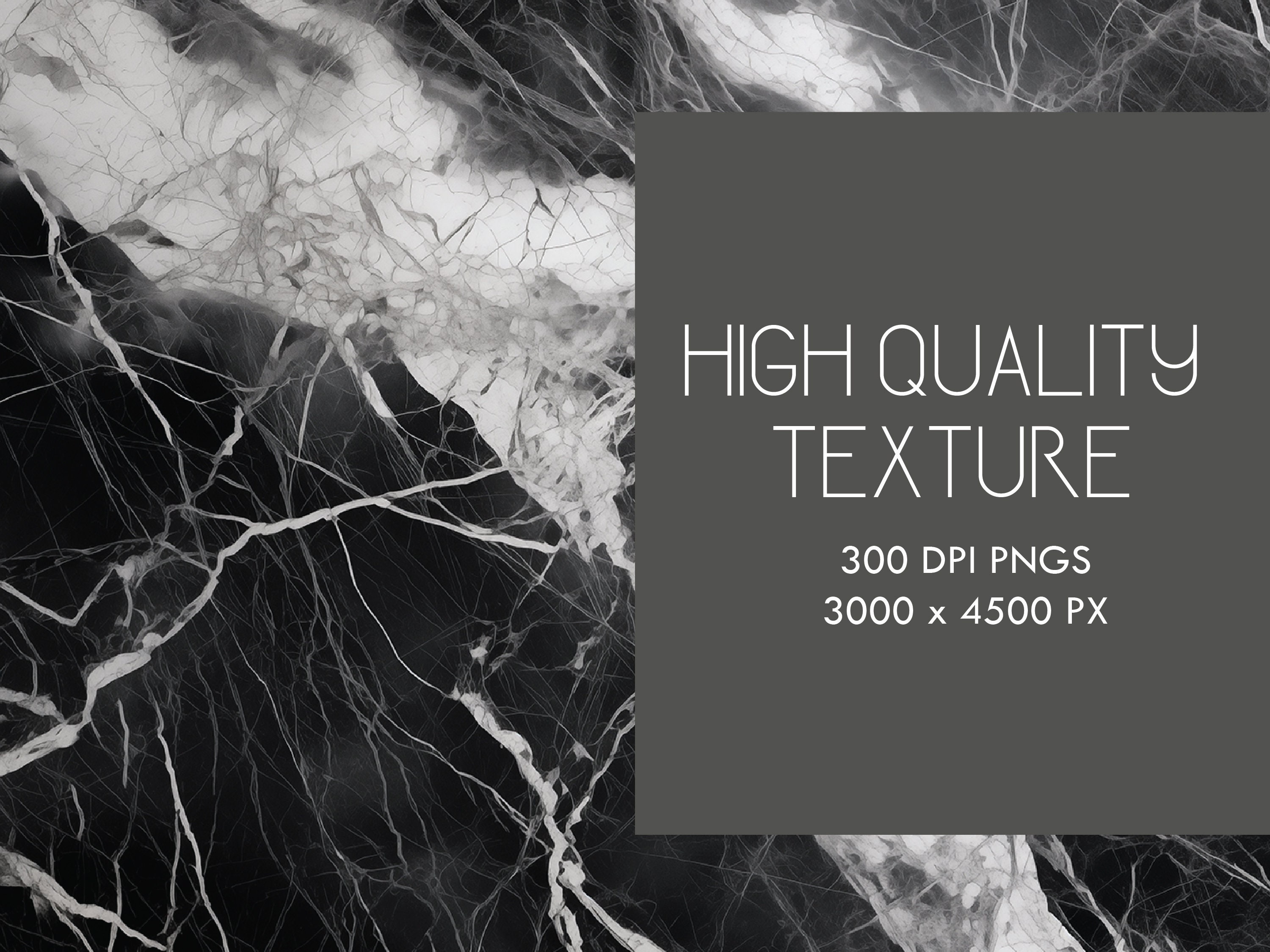 Black & White Marble Texture: Digital Paper Pack (PNG) - Etsy