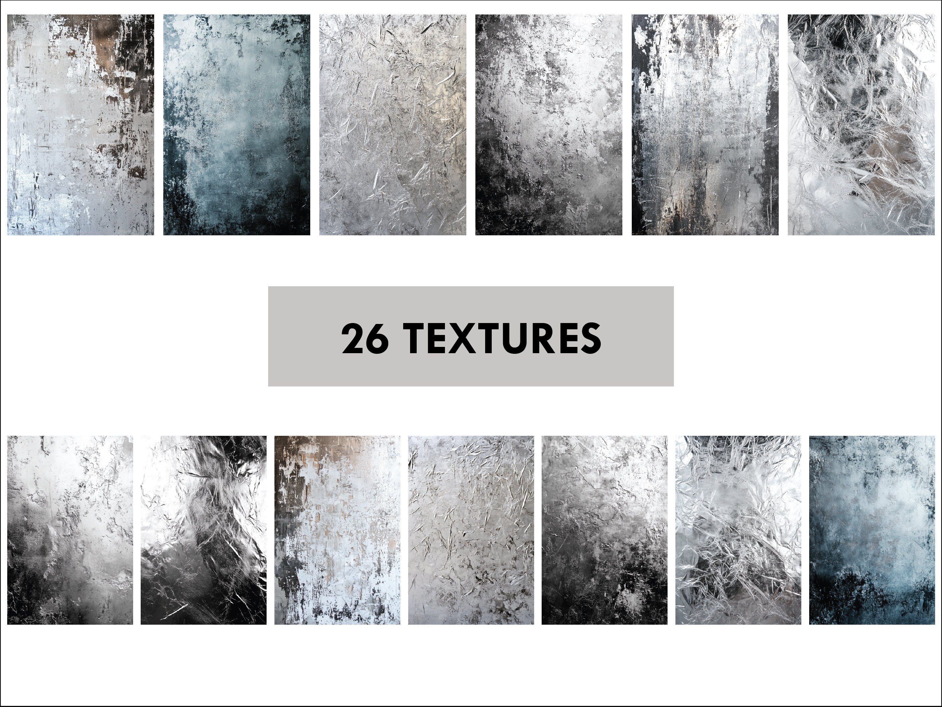 Silver Distressed Texture Paper, Grunge Distressed Textured, Worn ...