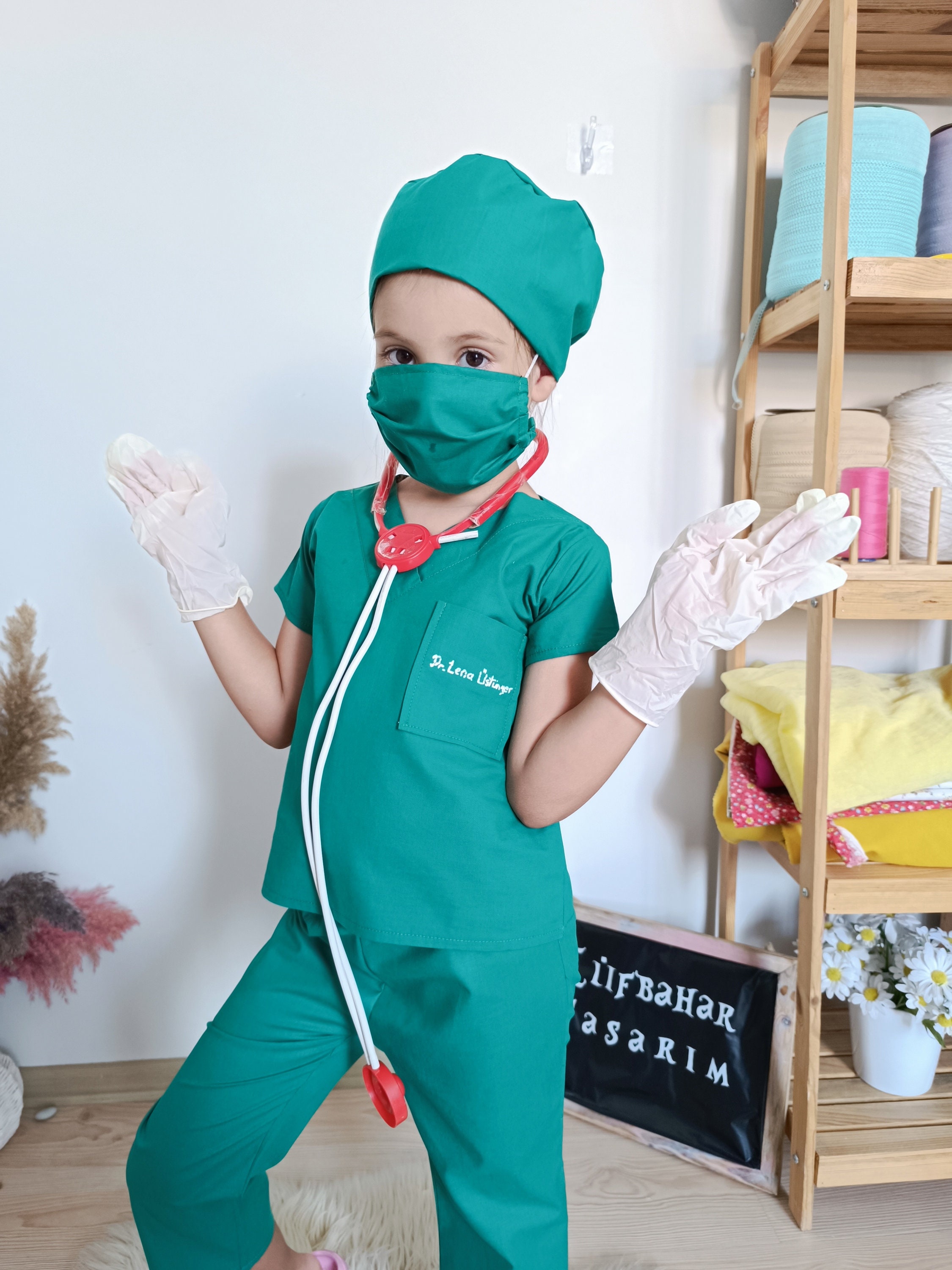 Personalized Kids Doctor Costume: Handmade Vet Outfit - Etsy