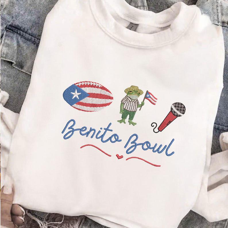 Here for the Benito Bowl Machine Embroidery File, Funny Frog Game Day ...