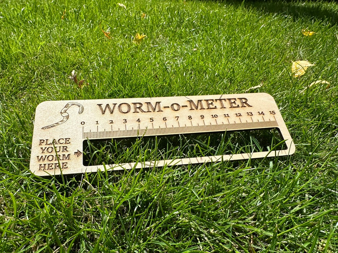 Worm Tape Measure/ruler worm-o-meter BASIC Version - Etsy