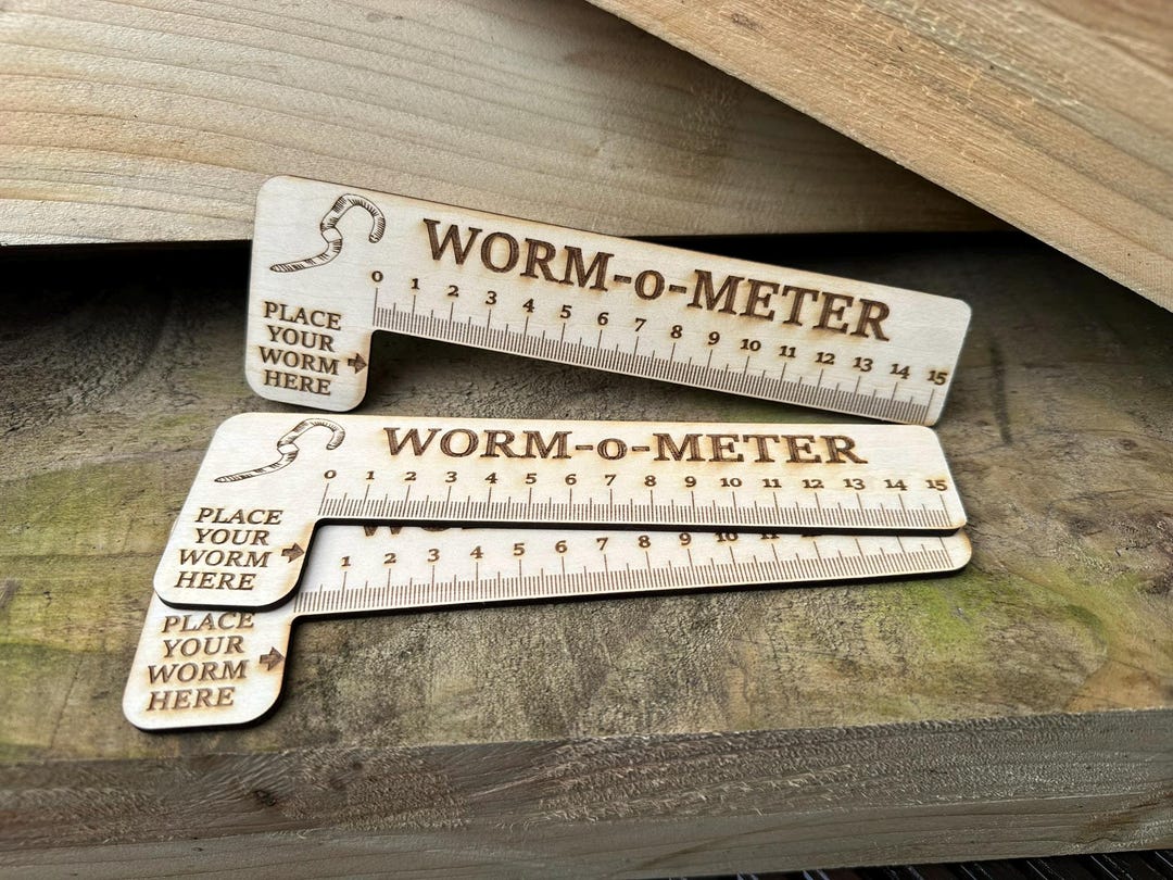 Worm Tape Measure/ruler (worm-o-meter) - BASIC Version - Etsy