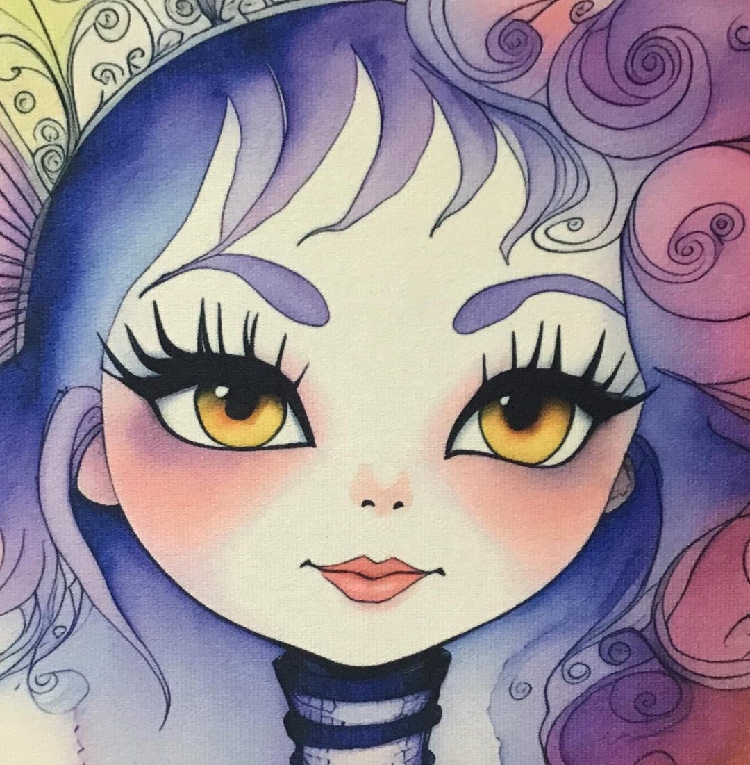 Cute Cartoon Pixie, Soft Fabric Panel Square, - Etsy
