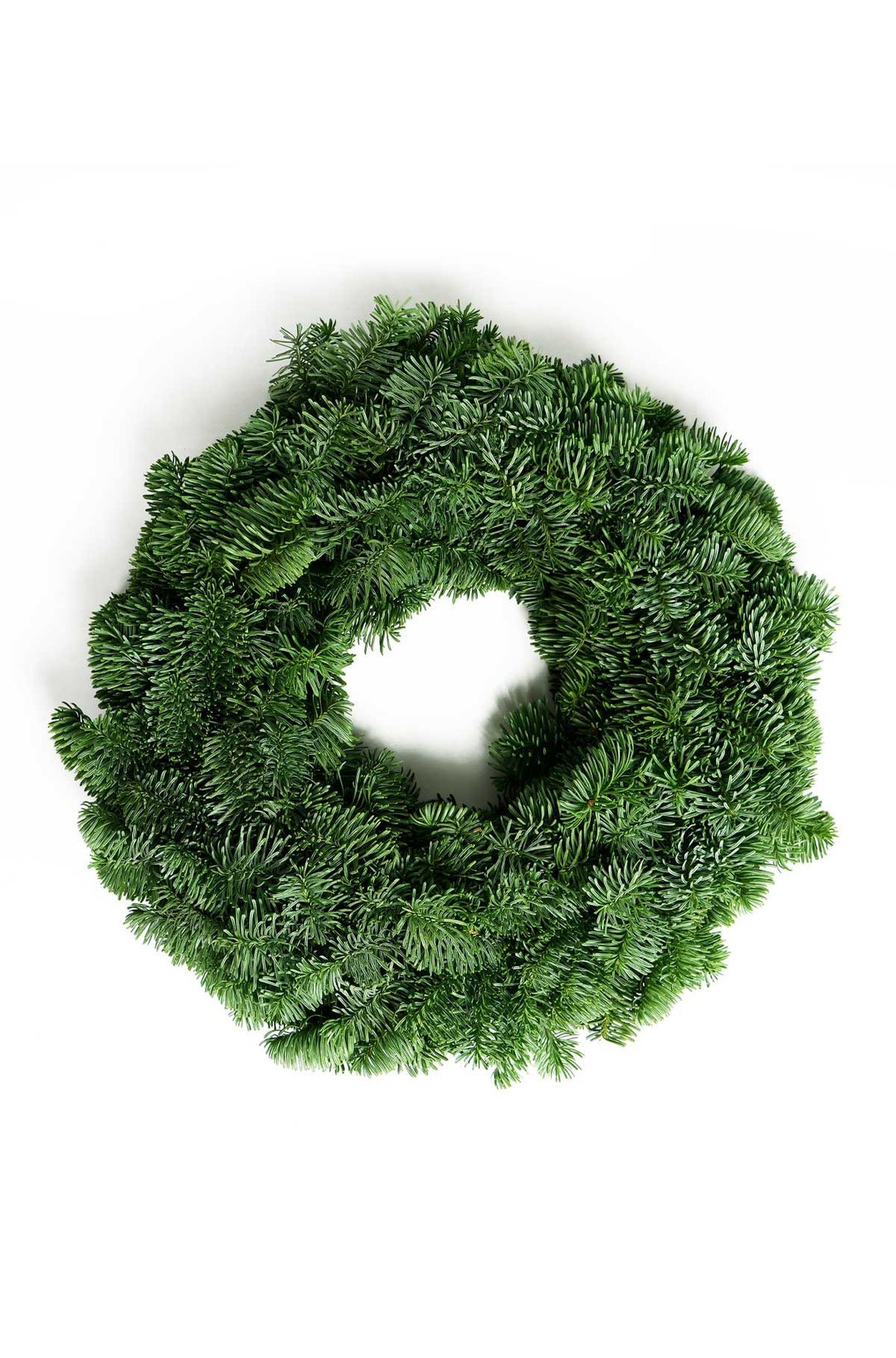 Advent Wreath Real Fir Wreath Nobilis Plate Wreath Tied on One Side 100 ...