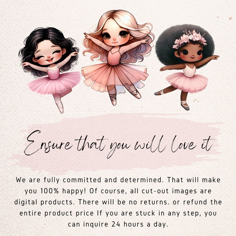 Pink Ballerina Clipart Bundle, Pink Ballet Png Set, Watercolor ...