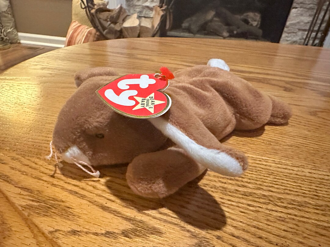 Vintage TY Beanie Babies 'ears the Rabbit', Style Number 4018, Retired ...