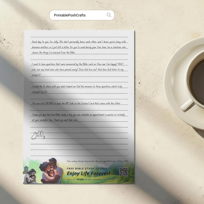 Enjoy Life Forever Letter Writing Paper: September 2024 Campaign ...