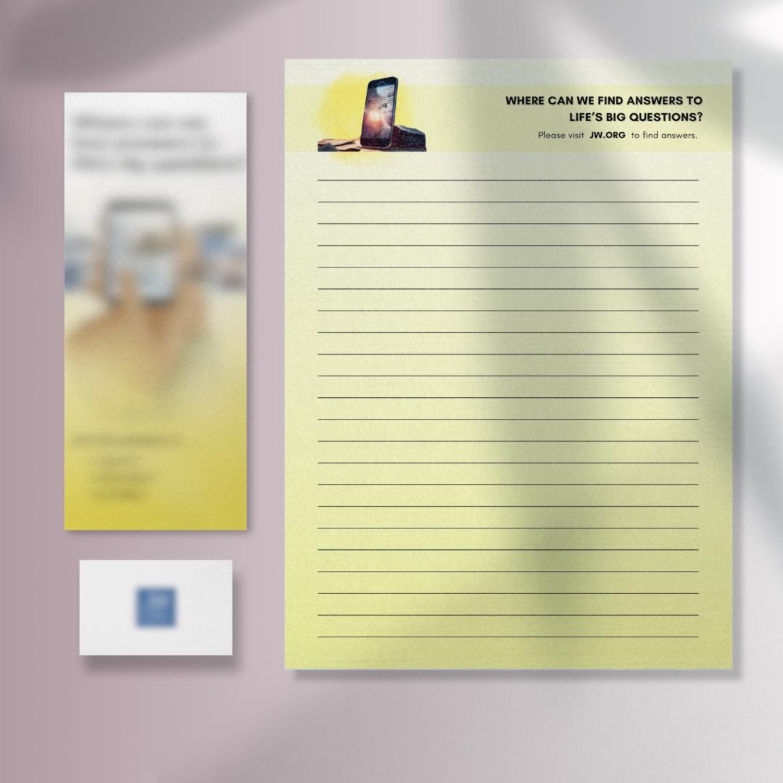 JW Letter Writing Paper Tracts Edition, Lined & Unlined (printable ...