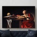 Saint Jerome Writing Canvas, Caravaggio Print, Saint Jerome Poster ...