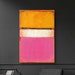 Mark Rothko White Center Canvas, Mark Rothko Print, Exhibition Poster ...