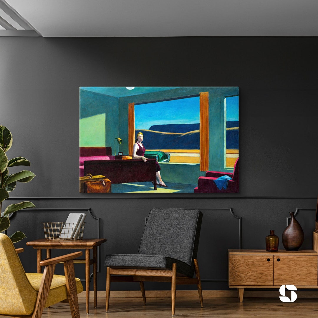 Edward Hopper Print, Western Motel by Edward Hopper Canvas, Edward ...
