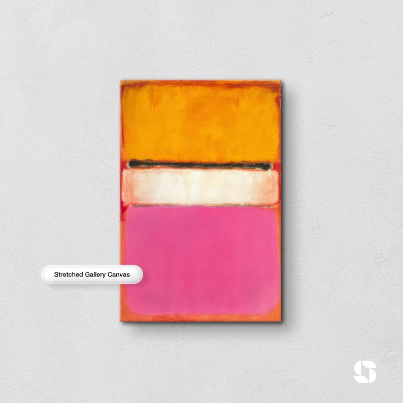 Mark Rothko White Center Canvas Mark Rothko Print Exhibition - Etsy